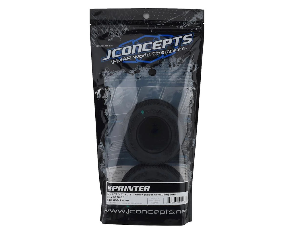 JConcepts Double Dee's V2 2.2" 2WD 1/10 Front Buggy Tires (2) (Blue ...